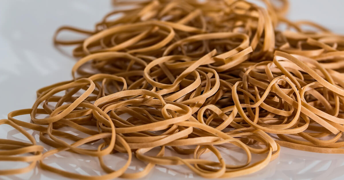 Rubber that resists cracking